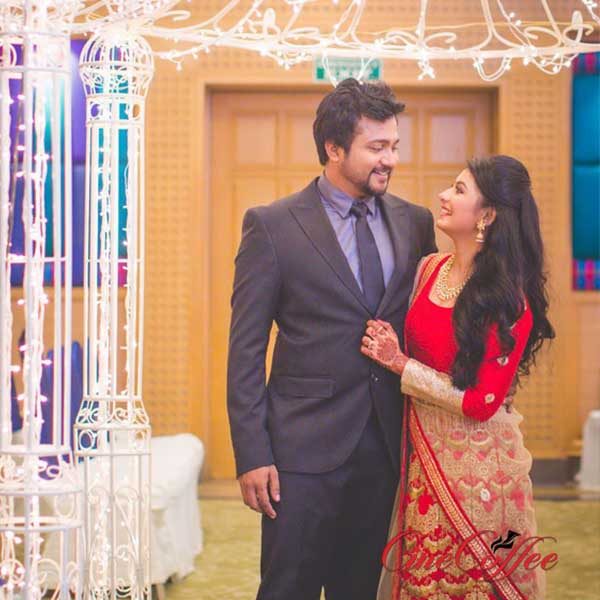 Bobby Simha Reshmi Menon wedding Reception